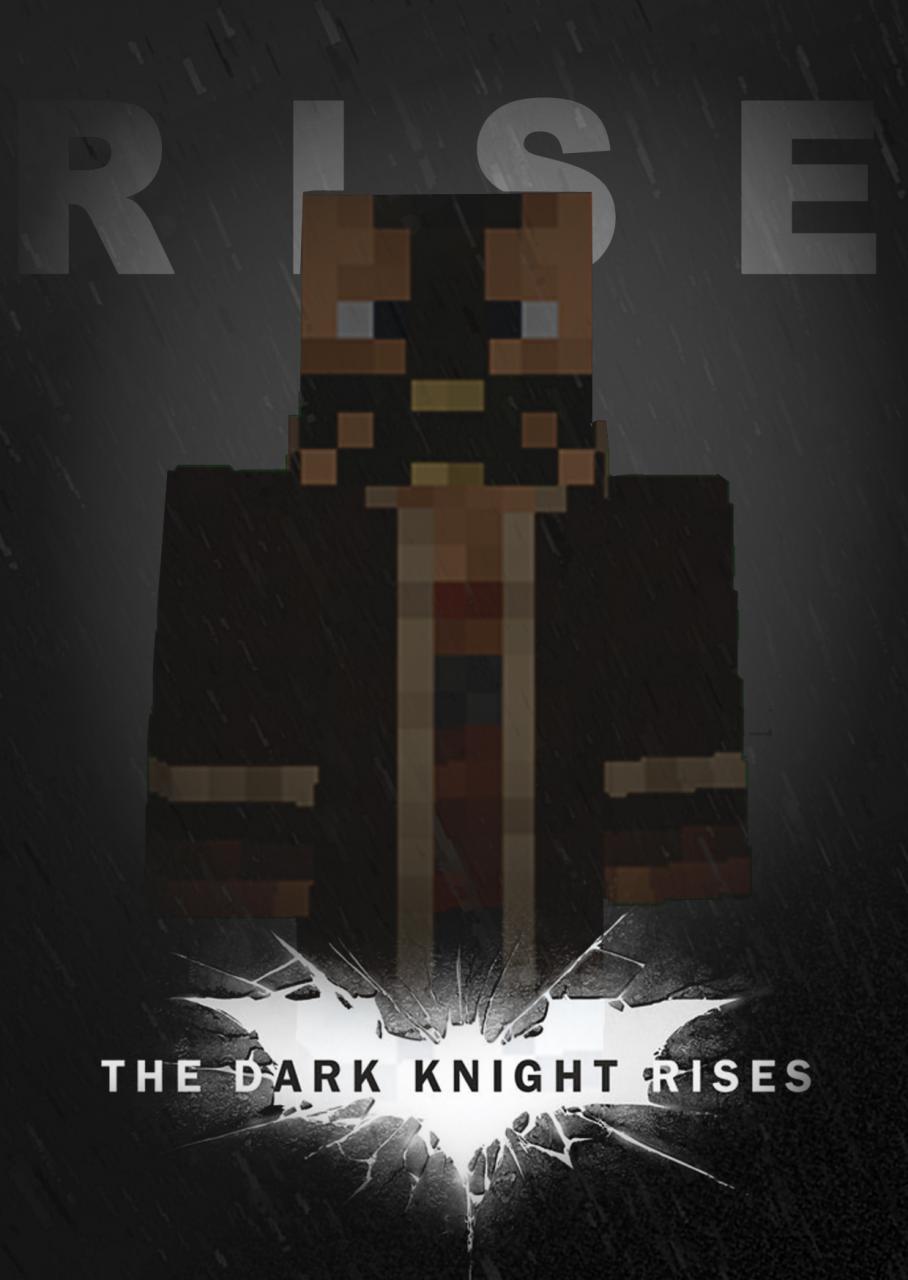 The Dark Knight Rises - A Minecraft Poster
