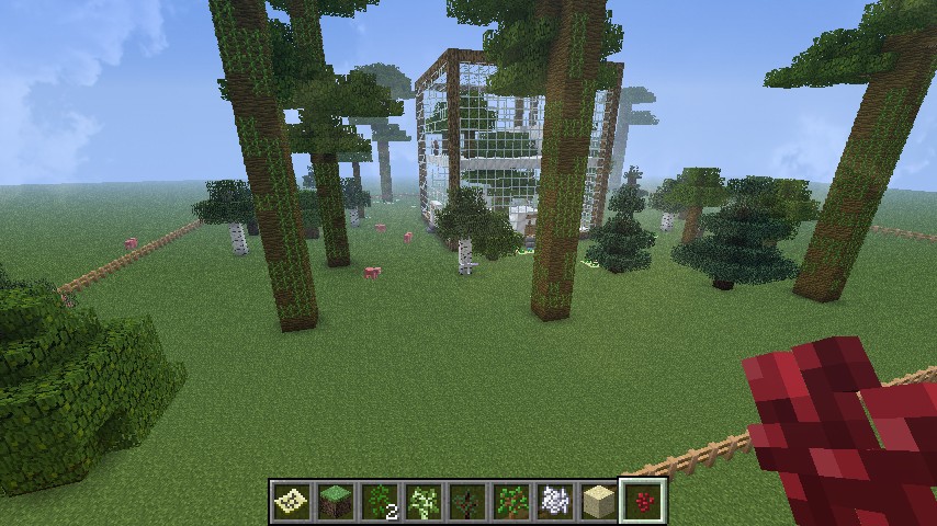 BIG 3D CUBE - V.1.1 - Now with trees and flowers! Minecraft Map