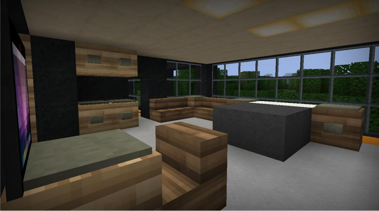 Modern Home in Forest Minecraft Map