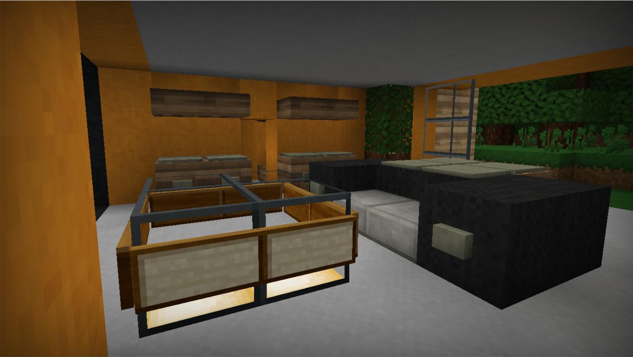 Modern Home in Forest Minecraft Map