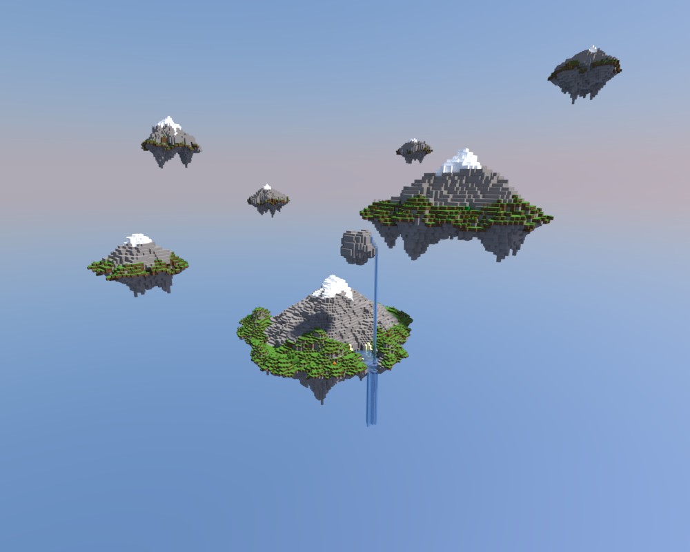 The Floating Mountains Minecraft Map