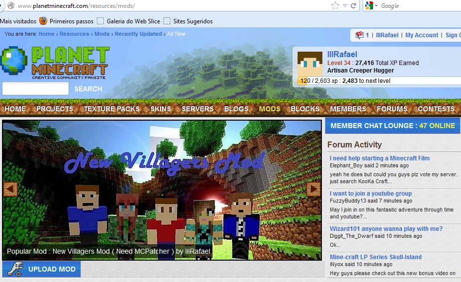 New Villagers Mod ( Need MCPatcher ) Minecraft Mod