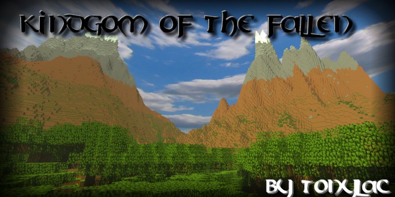 [1.3 ready ]Kingdom of the Fallen [CUSTOM TERRAIN] Minecraft Map