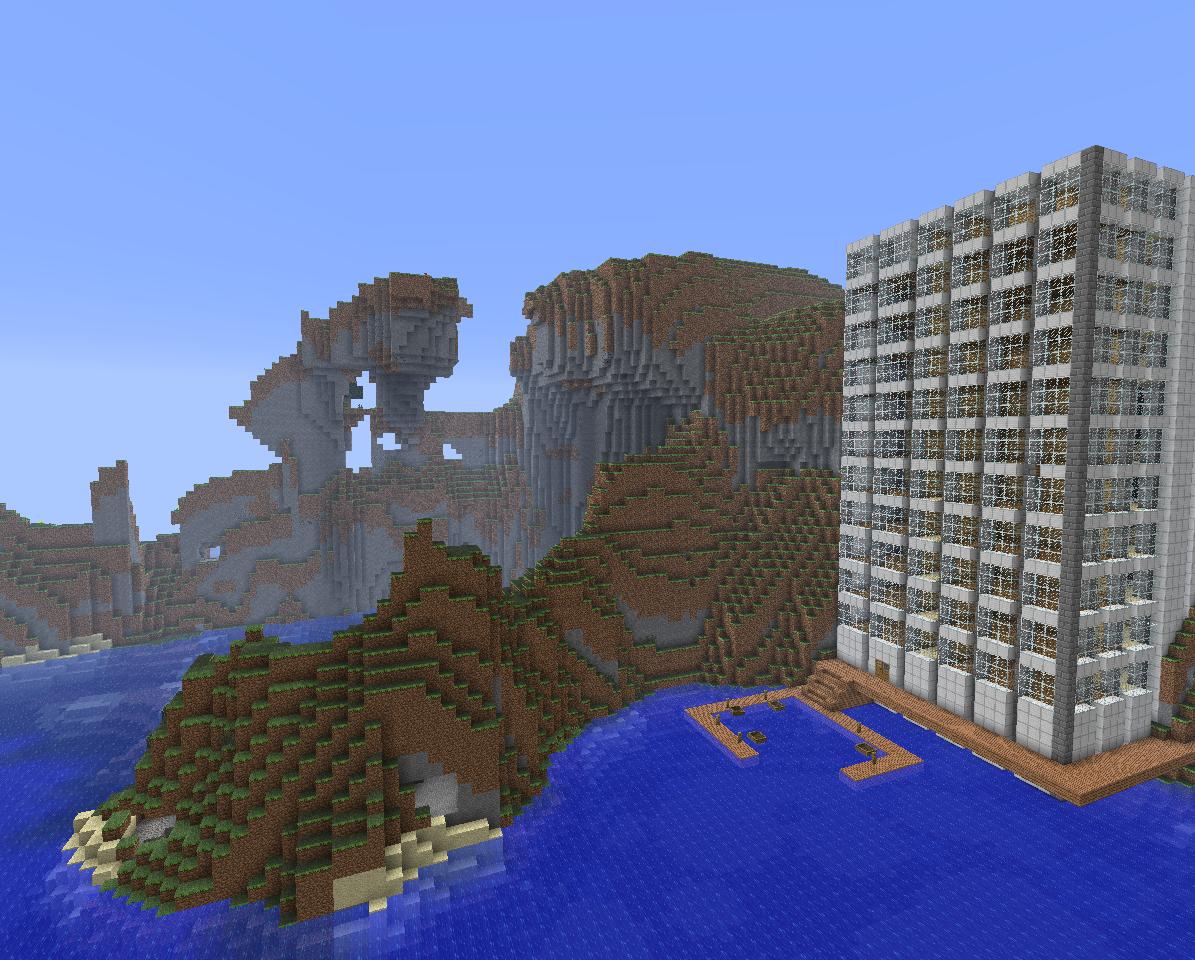Deserted island Minecraft Map