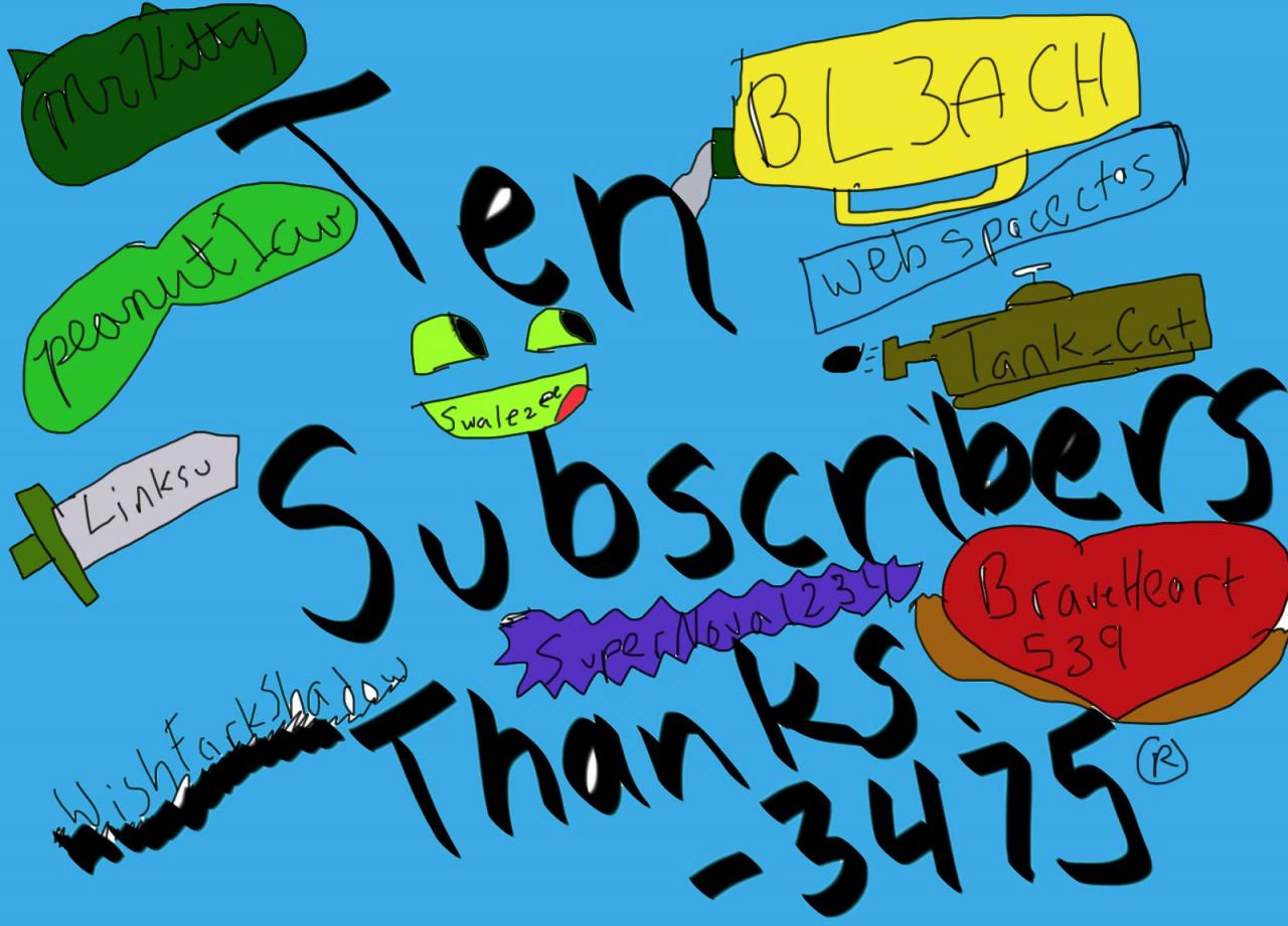 10 Subscribers. Another of my bukkit list.