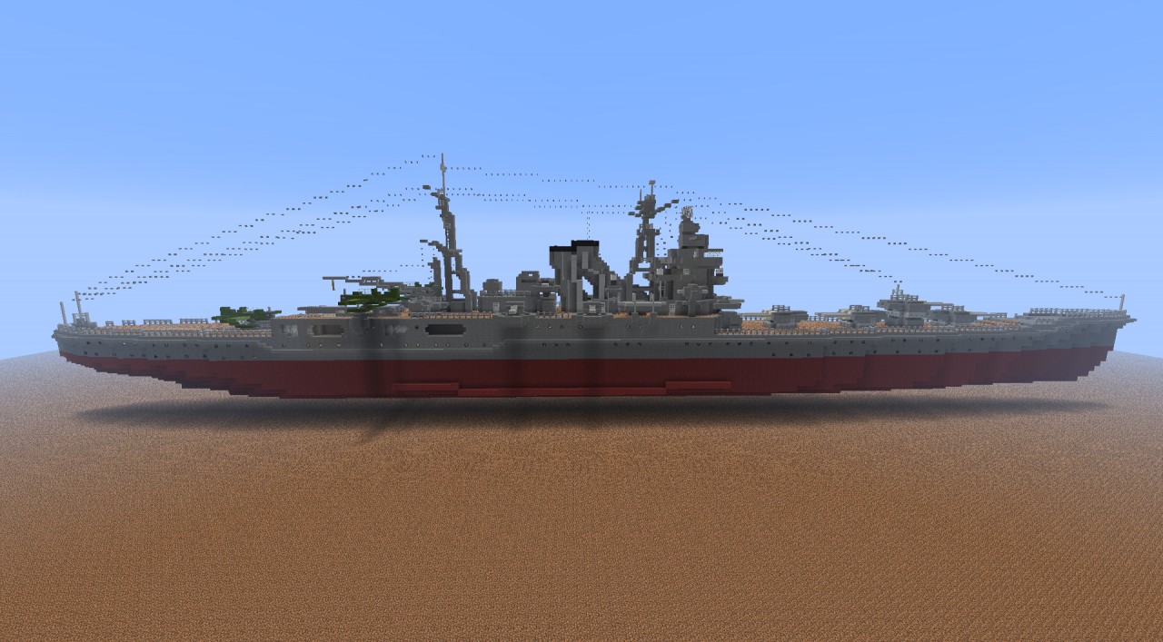Ships of the Imperial Japanese Navy (IJN) Minecraft Map