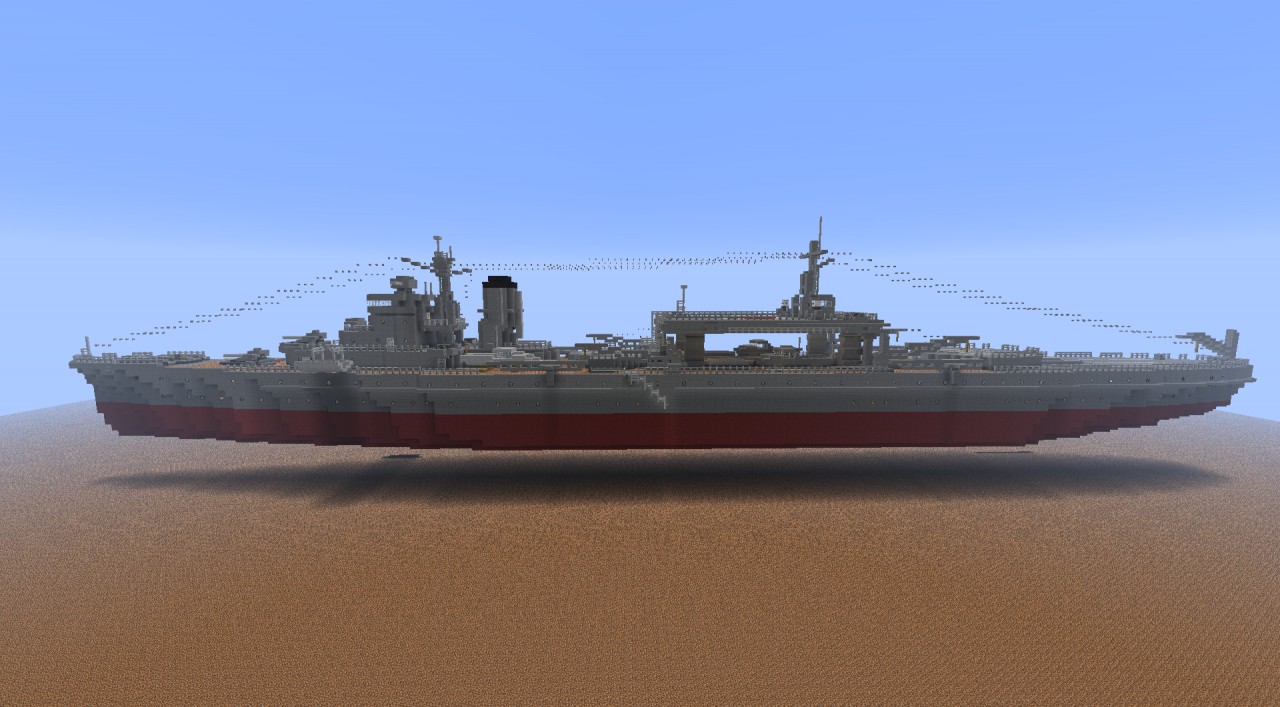 Ships of the Imperial Japanese Navy (IJN) Minecraft Map