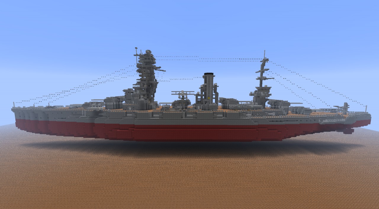 Ships of the Imperial Japanese Navy (IJN) Minecraft Map
