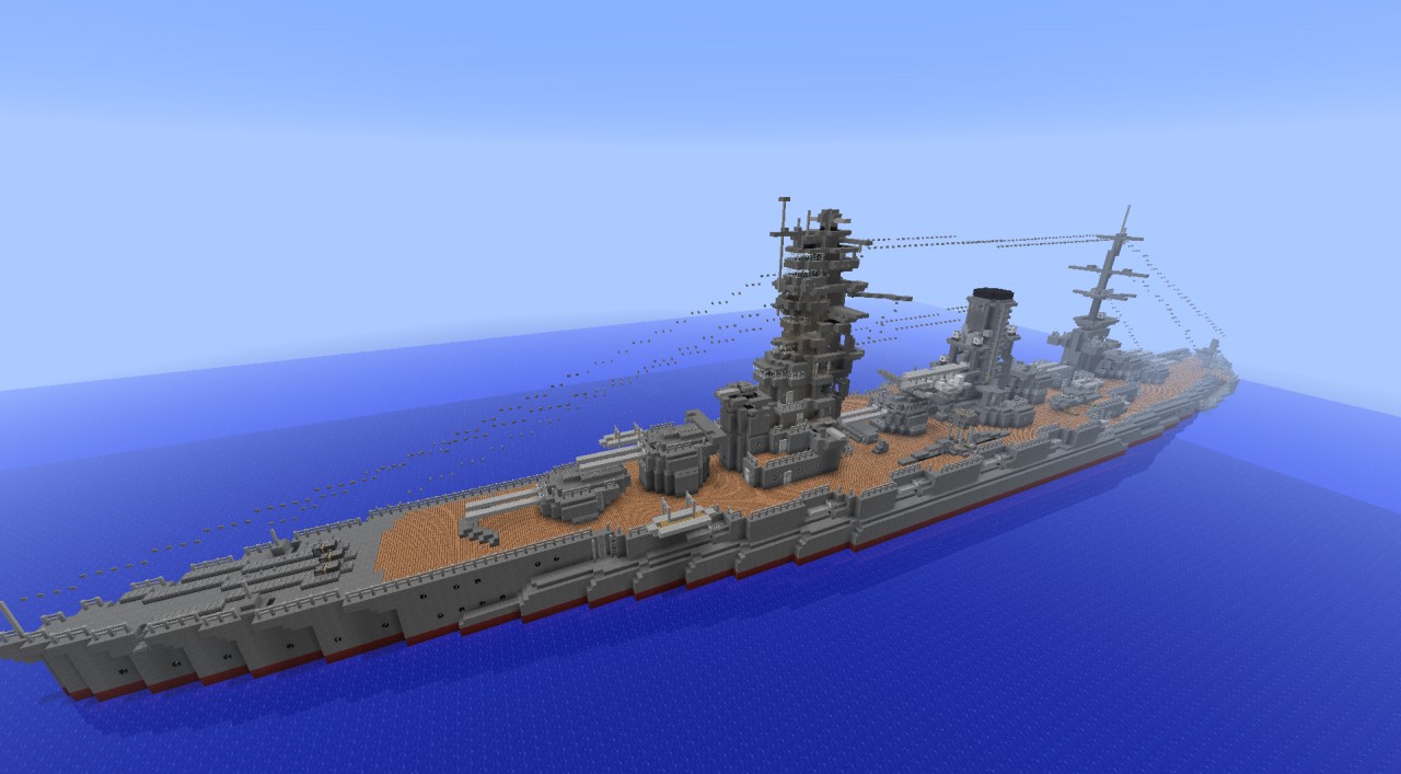 Ships of the Imperial Japanese Navy (IJN) Minecraft Map