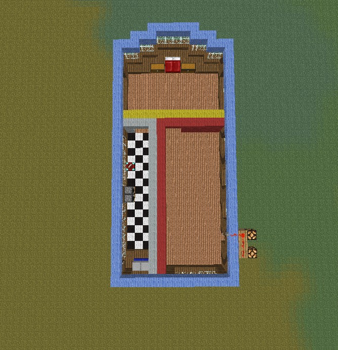 double-wide trailer park home Minecraft Map