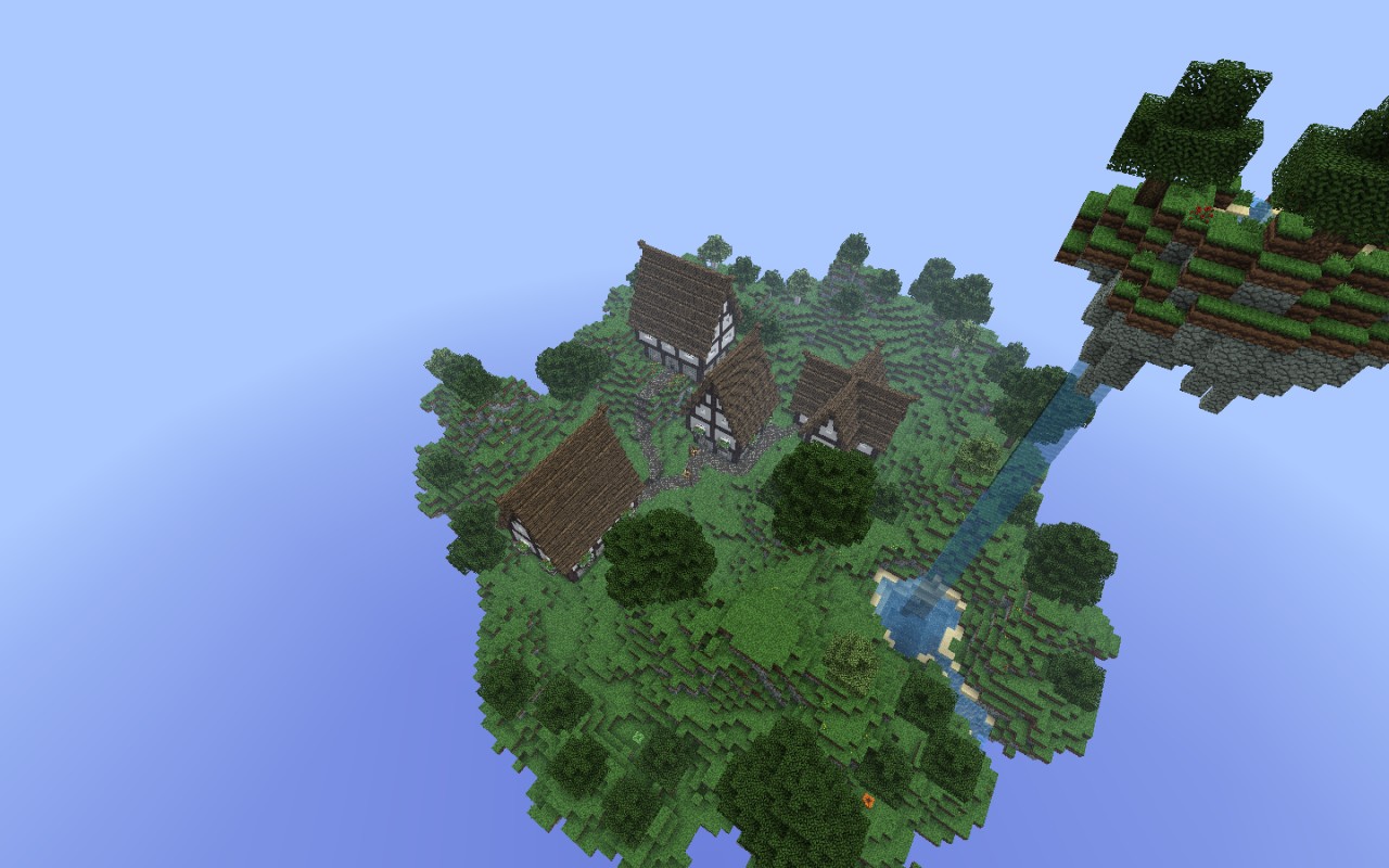 Medieval Sky Village Minecraft Map