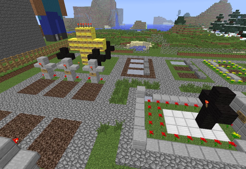 Village and GRAVEYARD - Adventure Map Minecraft Map