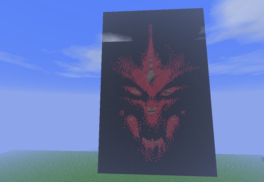 Pixel Art (Diablo) Minecraft Map