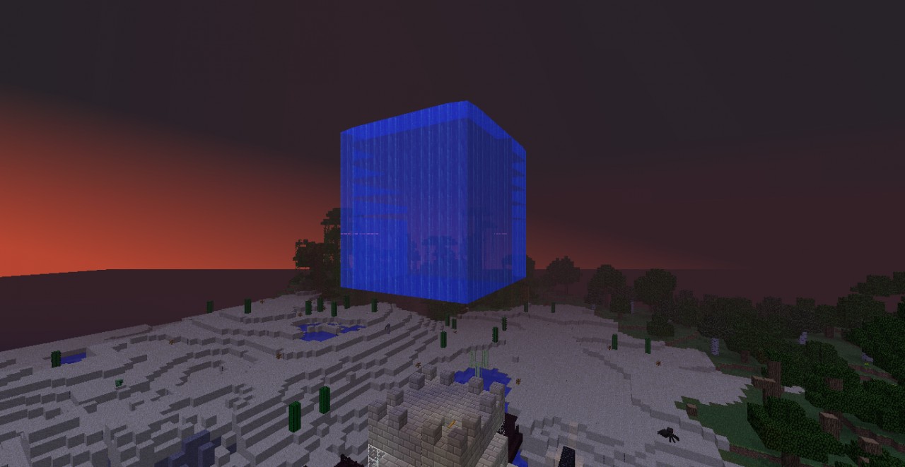 Castle on the precipice Minecraft Map