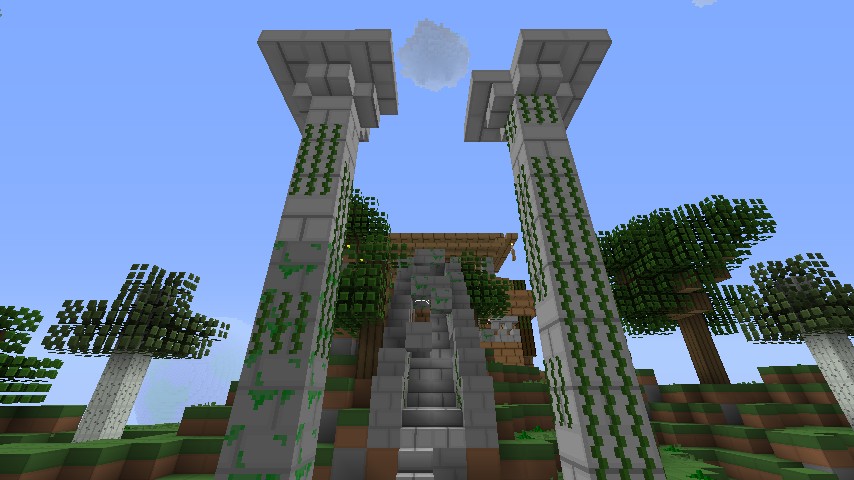 sky house Minecraft Map