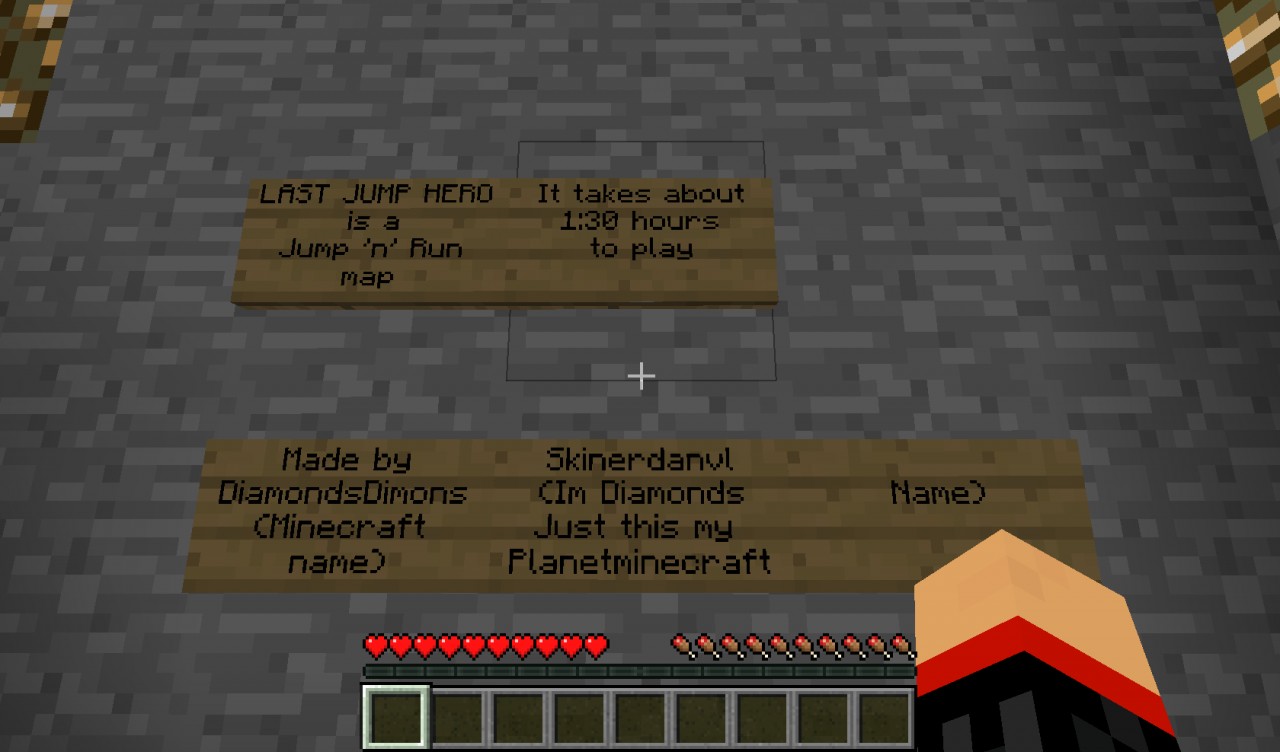 Parkour Map -Last Jumper - Jump ,n, Run-READ DESCRIPTION Minecraft Map