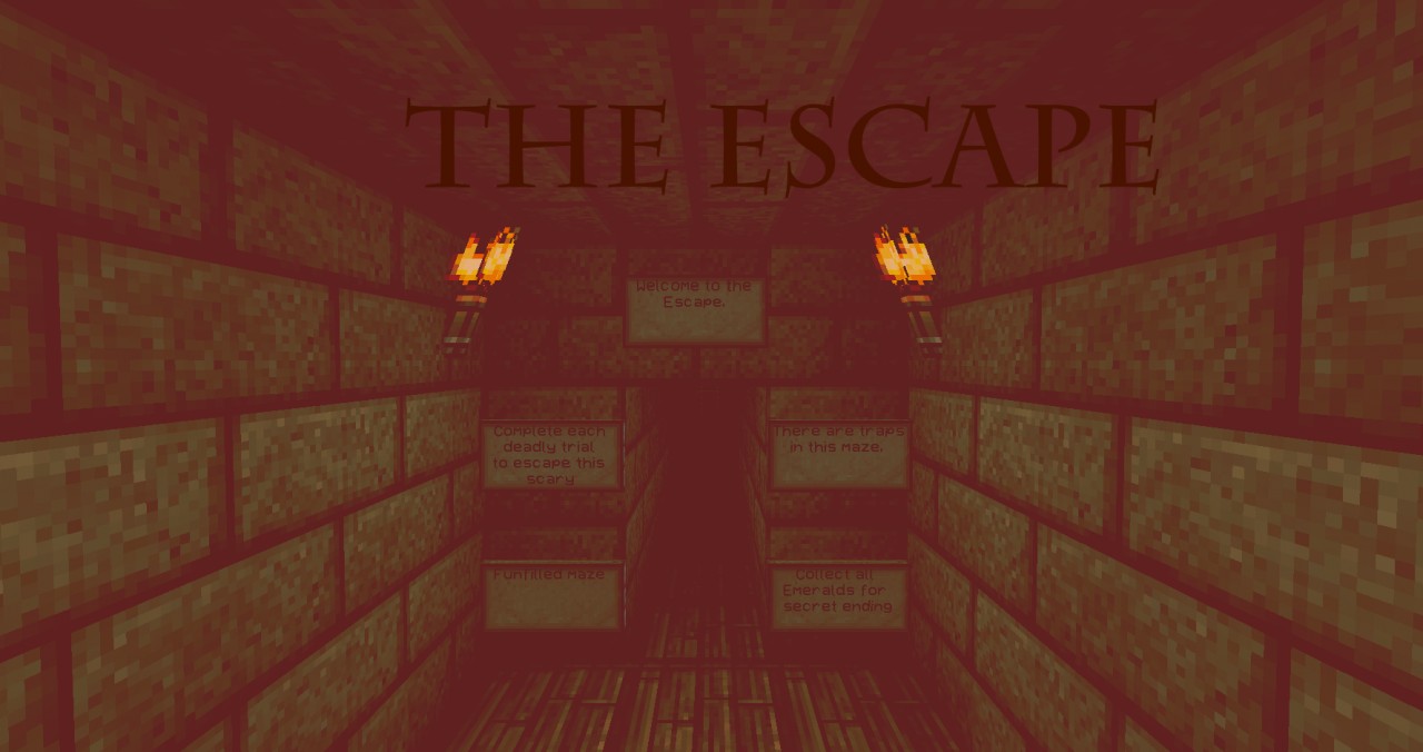 The Escape WILL FIX DOWNLOAD SOON! Minecraft Map
