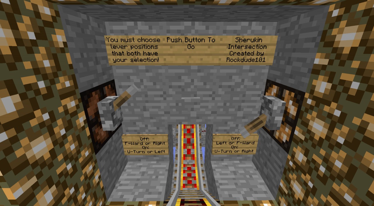Skerukin Intersection: Easy-to-Use 4-Way Minecart Intersection ...