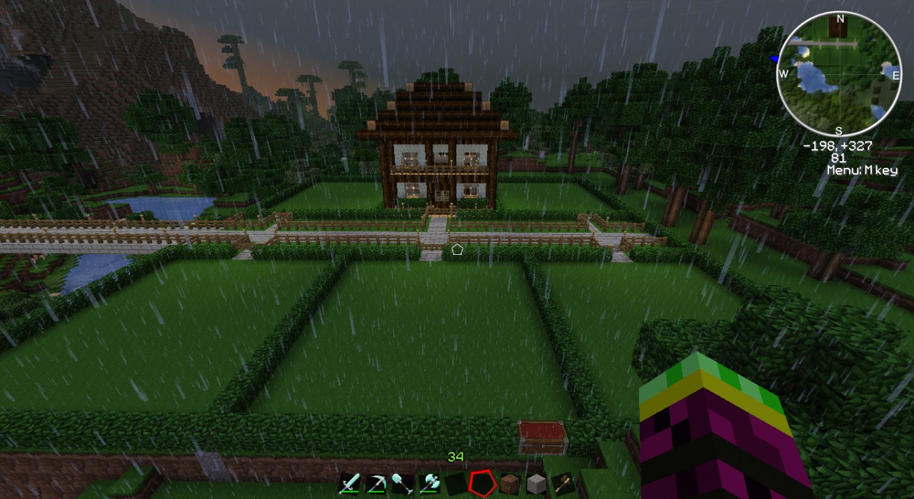 Towny starter village Minecraft Map