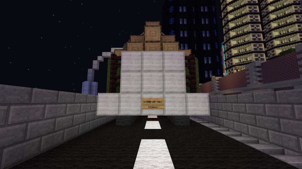 Modern City Creation: Logging Truck Minecraft Map