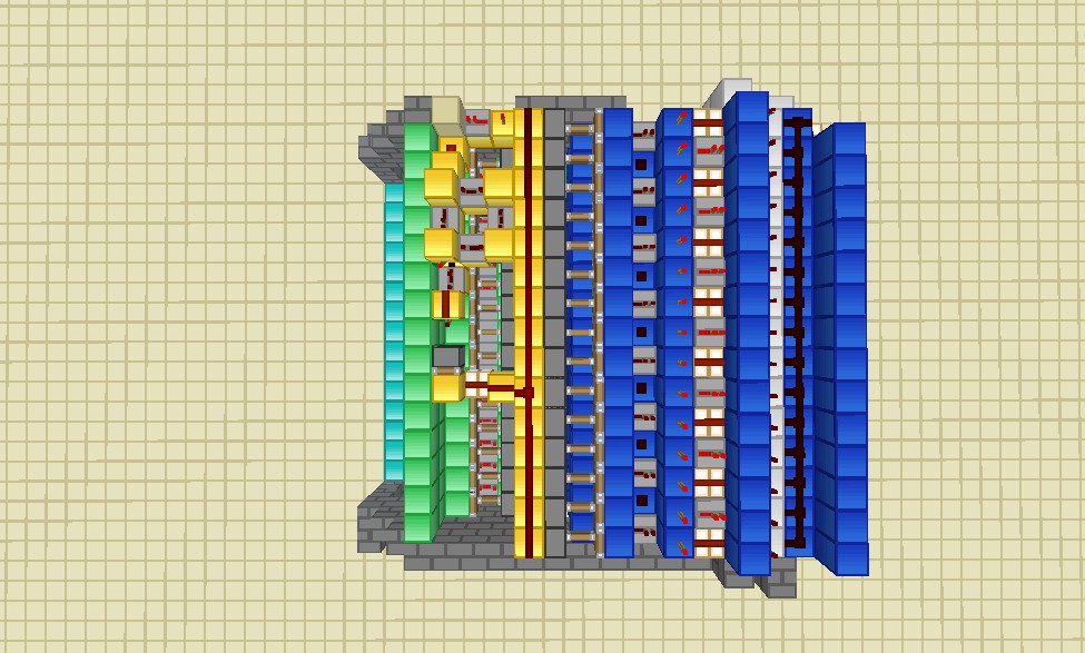 Minecraft: Compact minecart station with 15 directions Minecraft Map