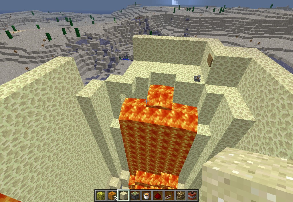 Worm boss battle Minecraft Map