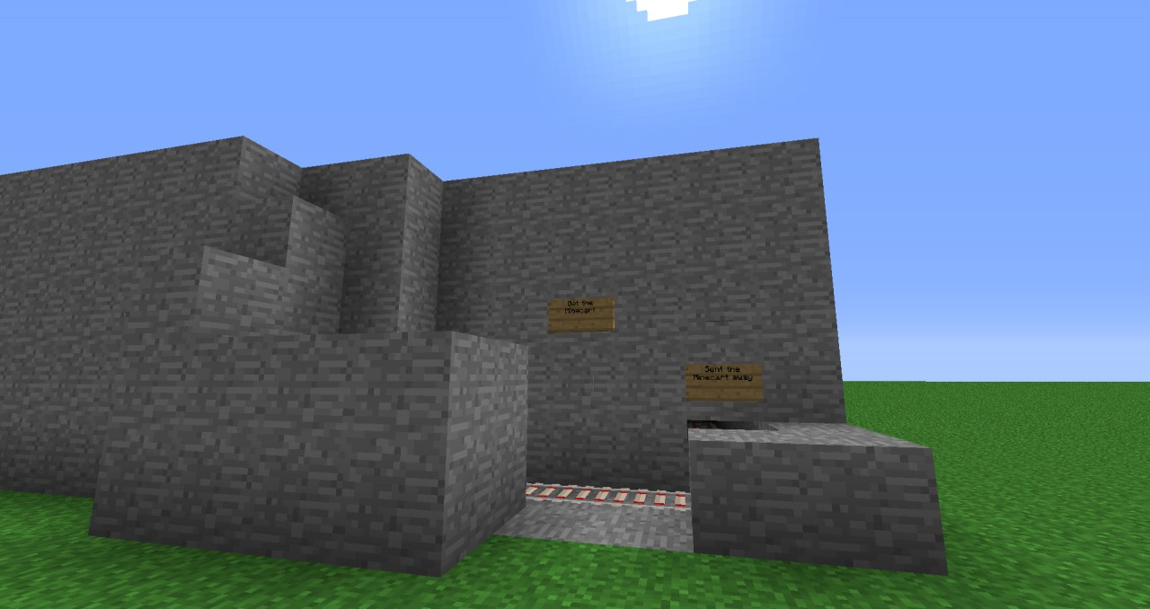 Minecart Storage Minecraft Map