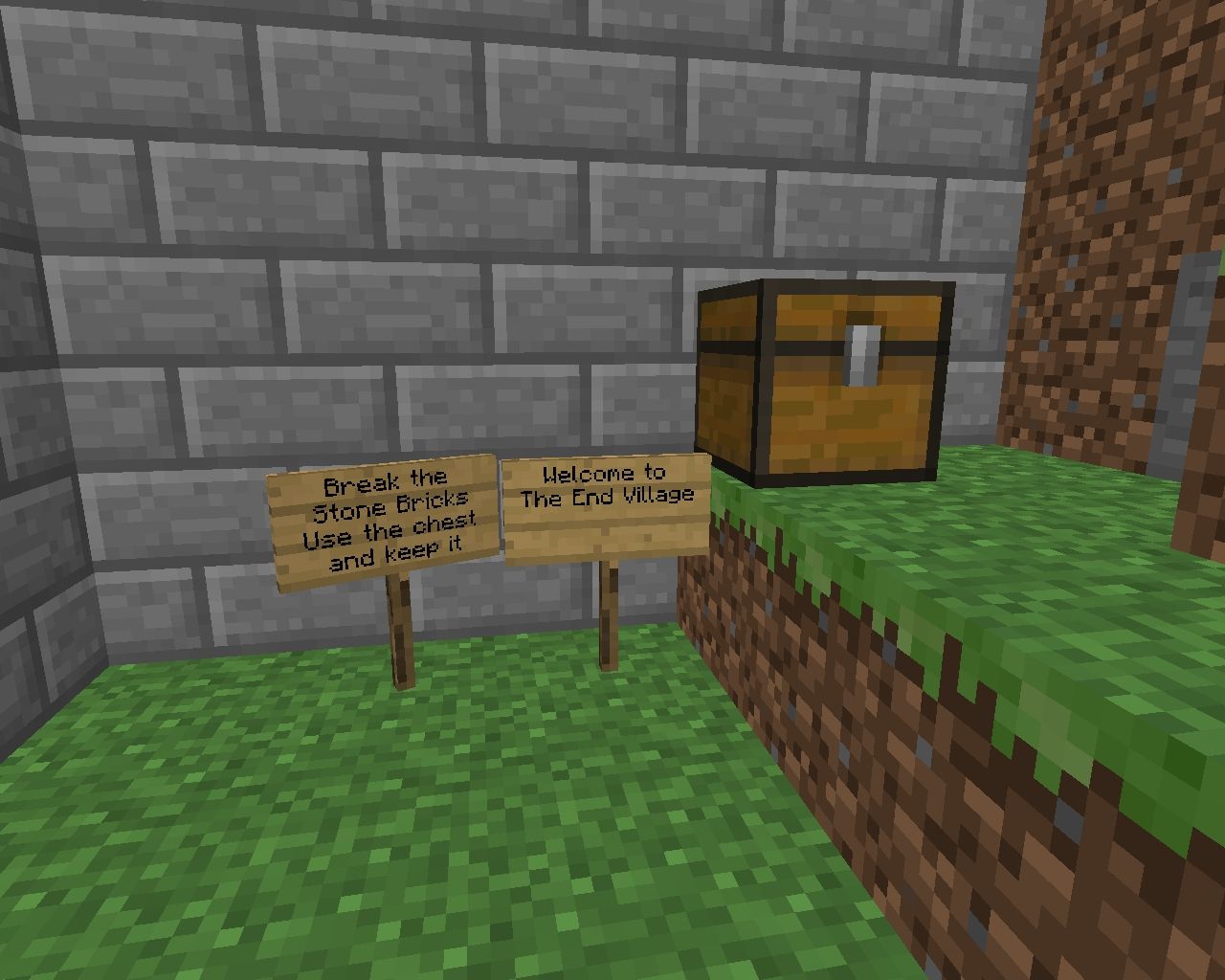 The Village Of Survival (Adventure Map) Minecraft Map