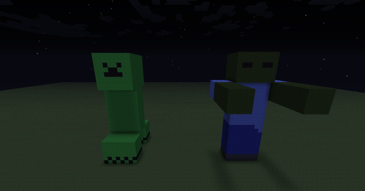 Mob Statues Minecraft Map
