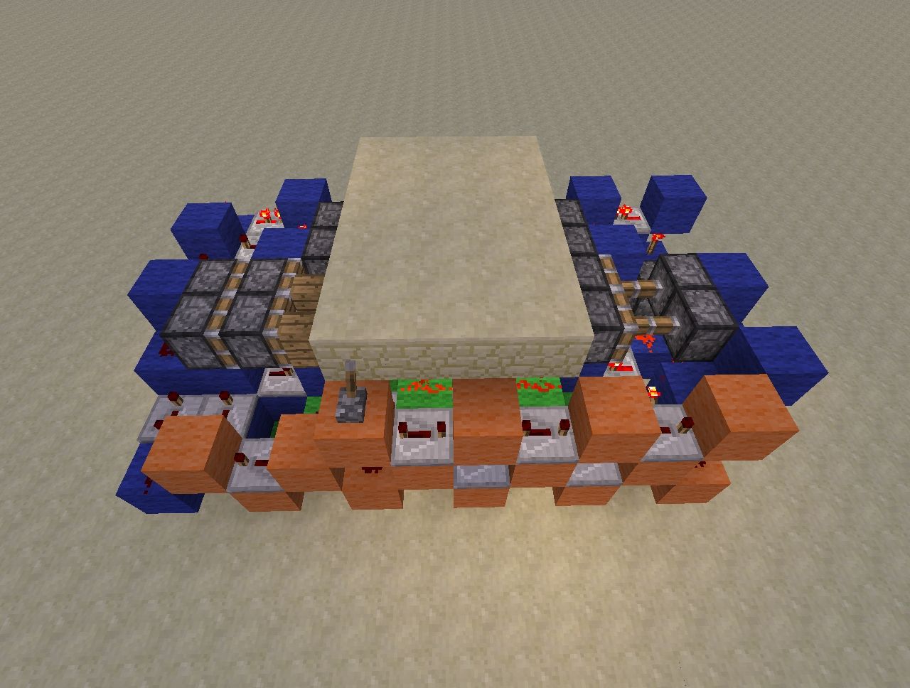 Minecraft 2 Wide Secret/Hidden Piston Stairs Tutorial [Super Compact ...