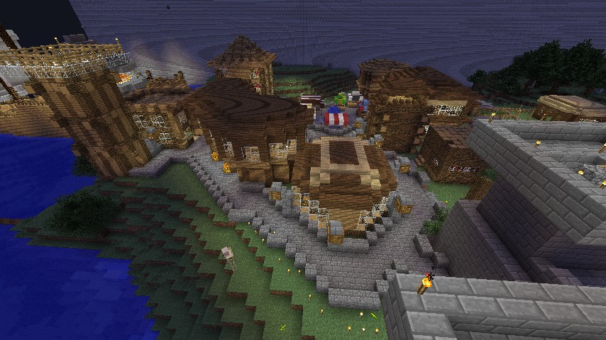 Minhal Timelapse- Villager capital Minecraft Map