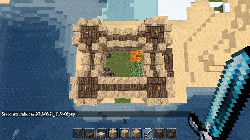 Small Desert Castle Minecraft Map