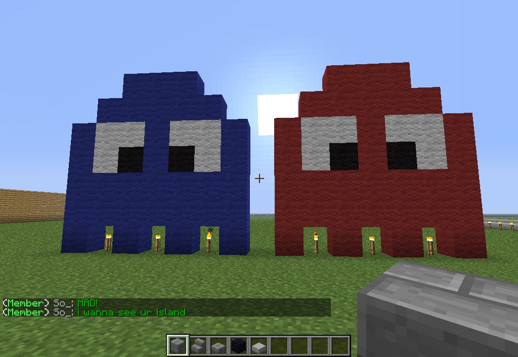 Ghosts From Pac-Man Minecraft Map