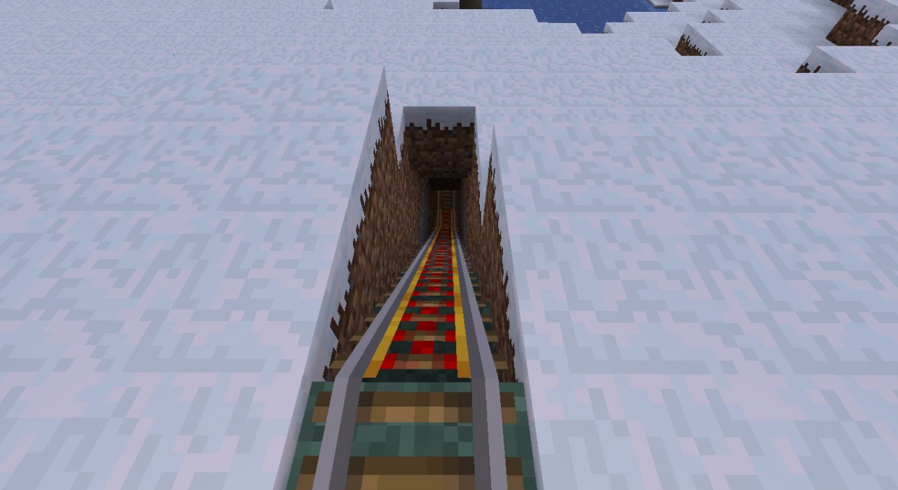 M&T Coaster (Mountain Tunnel Coaster Minecraft Map