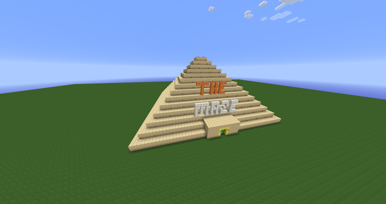 Desert Pyramid Maze Minecraft Map