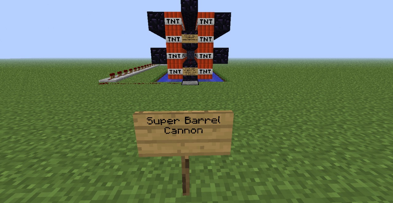 Super Barrel Cannon Minecraft Map