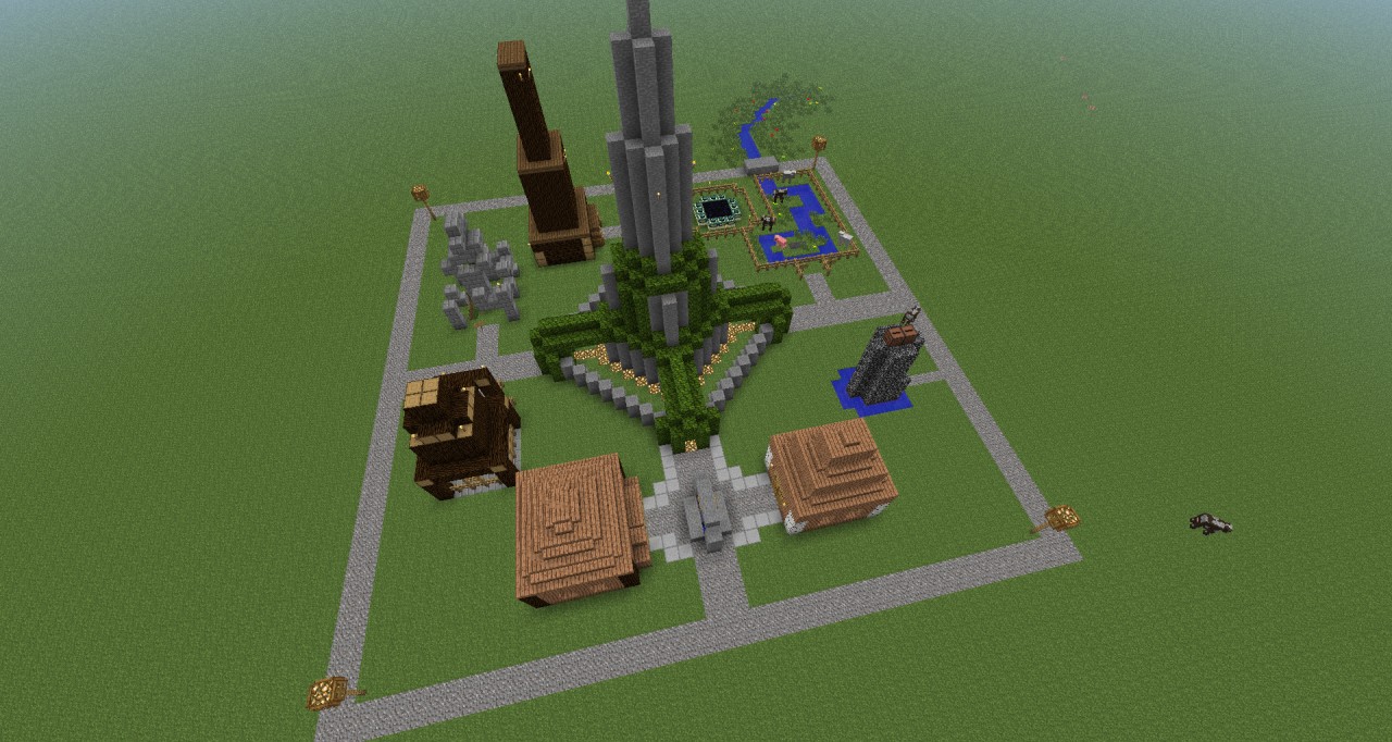 Tower Village Minecraft Map