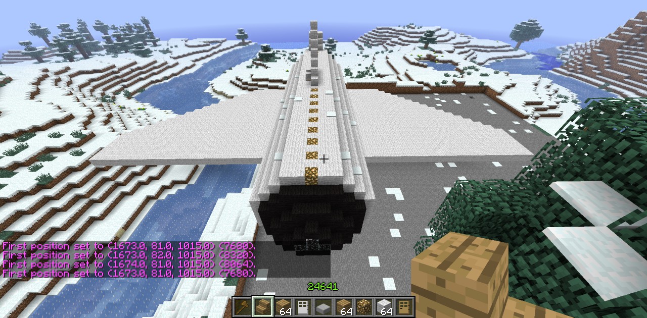 The thirty six thousand hovercraft Minecraft Map