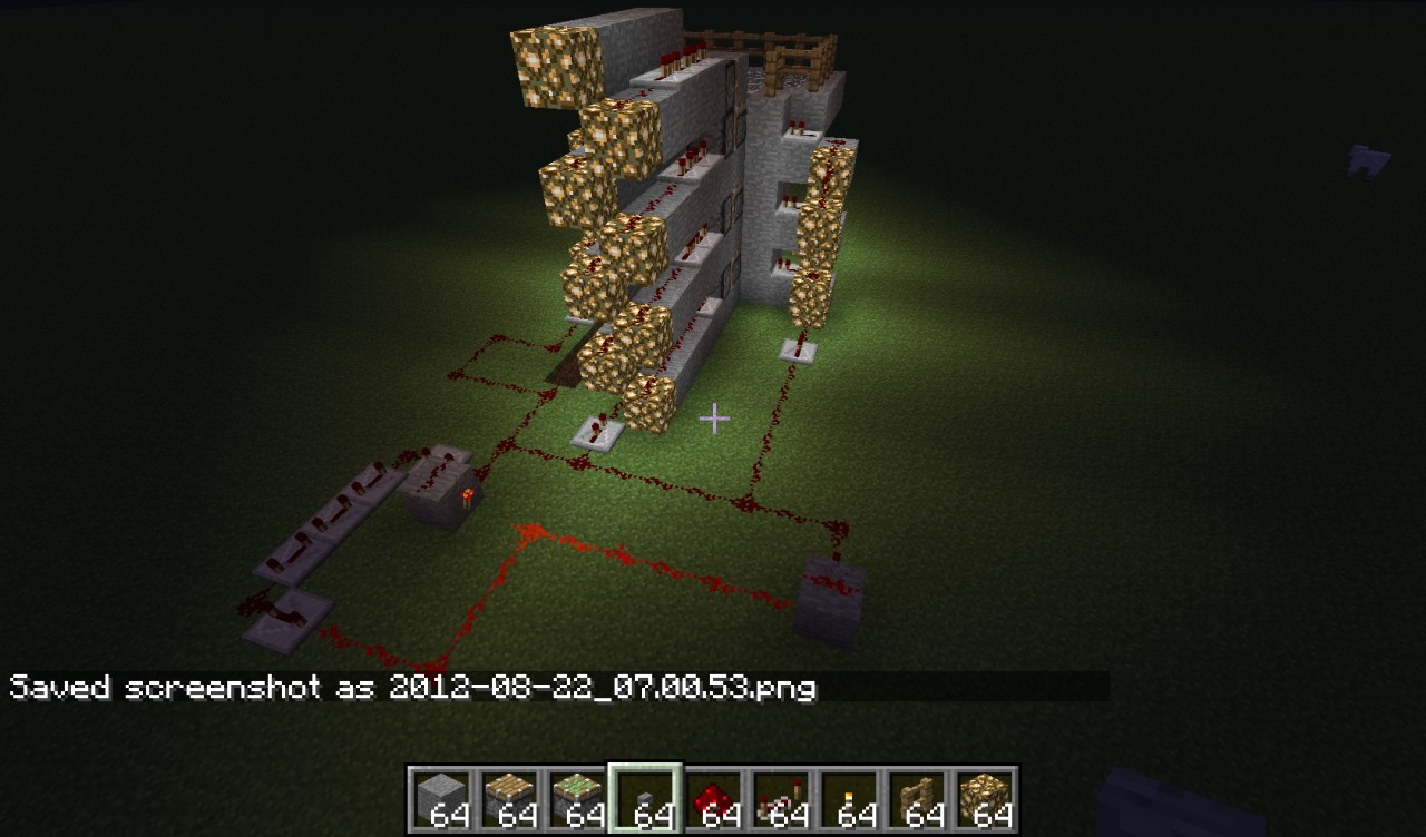 WORKING PISTON ELEVATOR 1.3.2 Minecraft Map