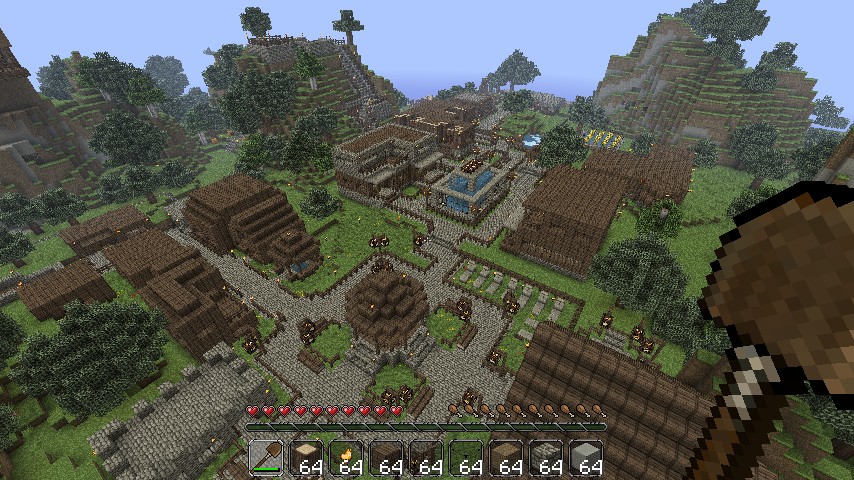 Forest Town Minecraft Map