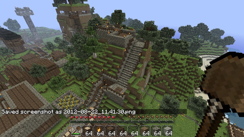 Forest Town Minecraft Map