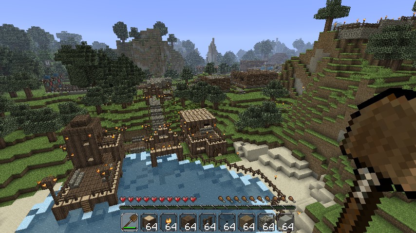 Forest Town Minecraft Map