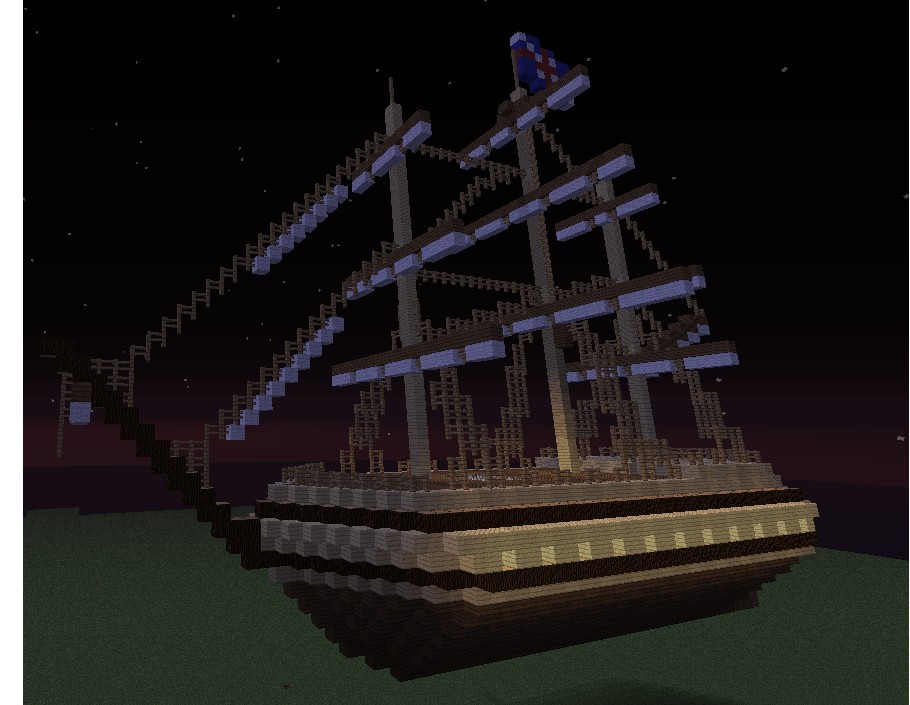 Small Warship Minecraft Map