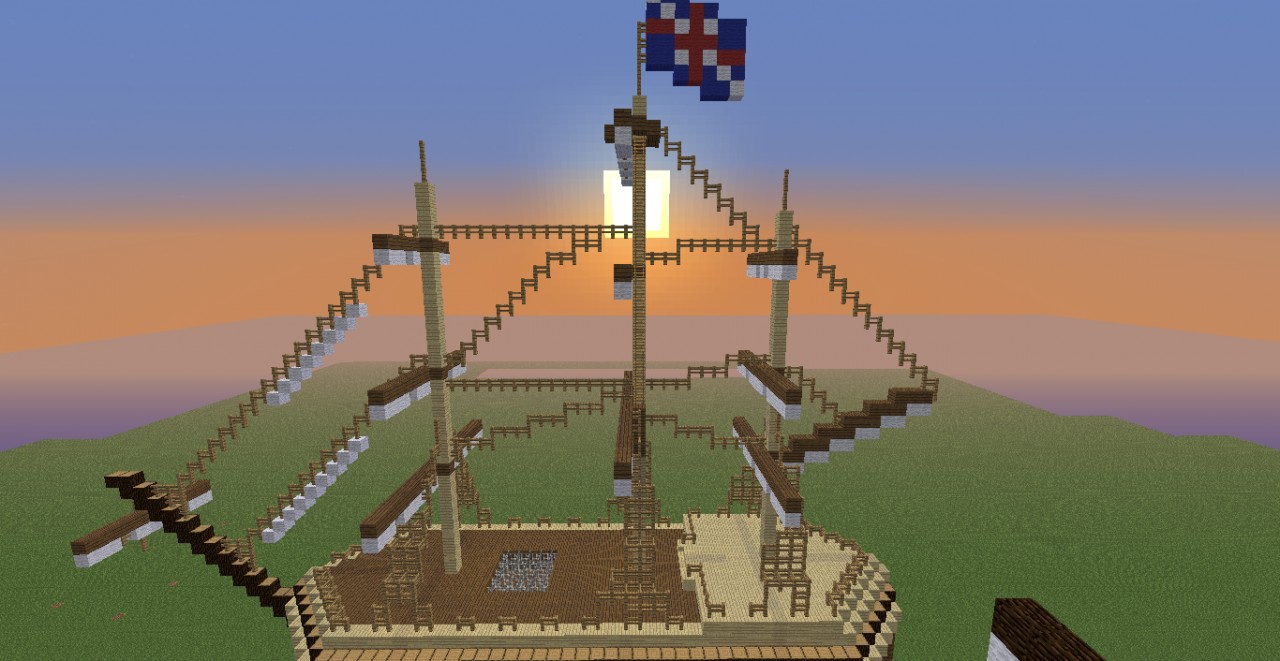 Small Warship Minecraft Map