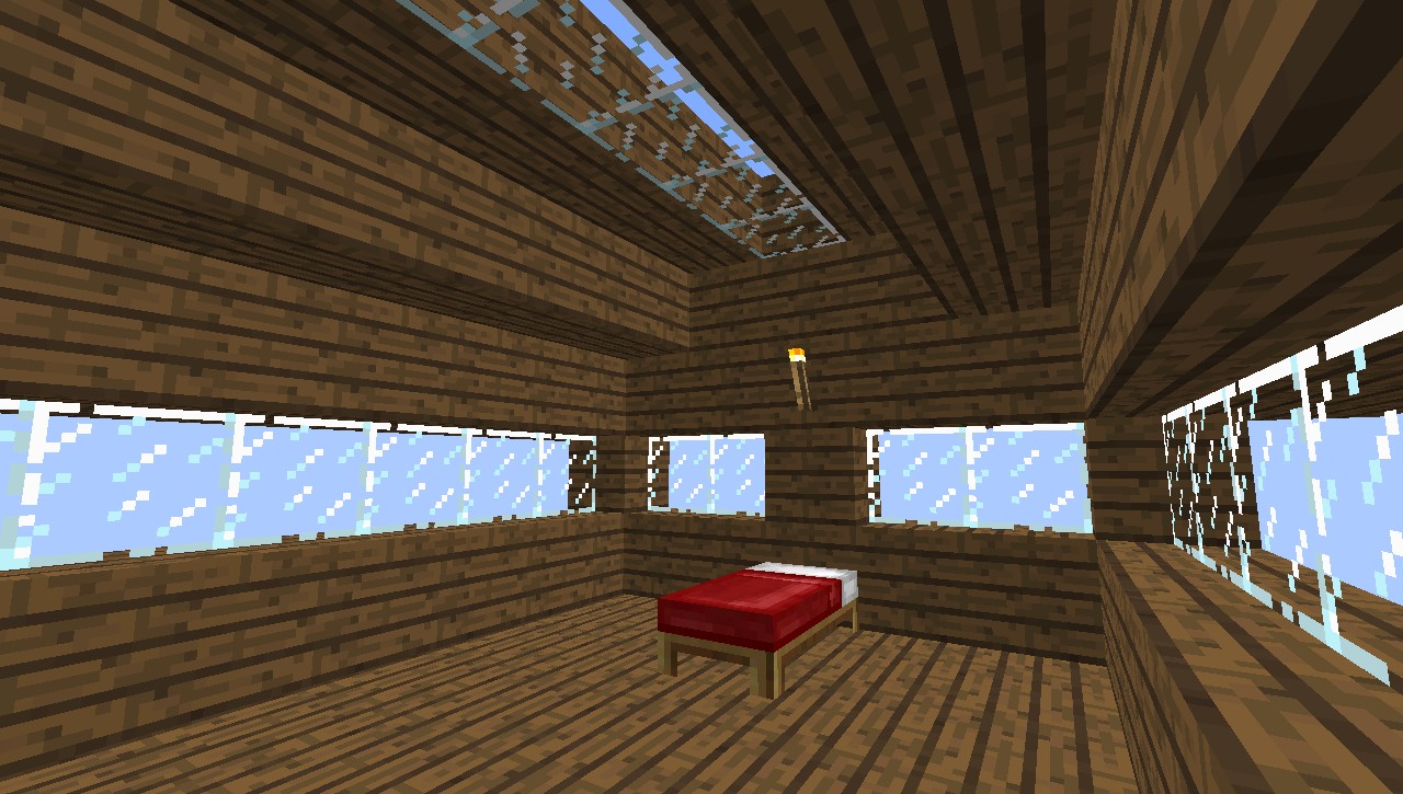 "Hill(mountain) House" Minecraft Map