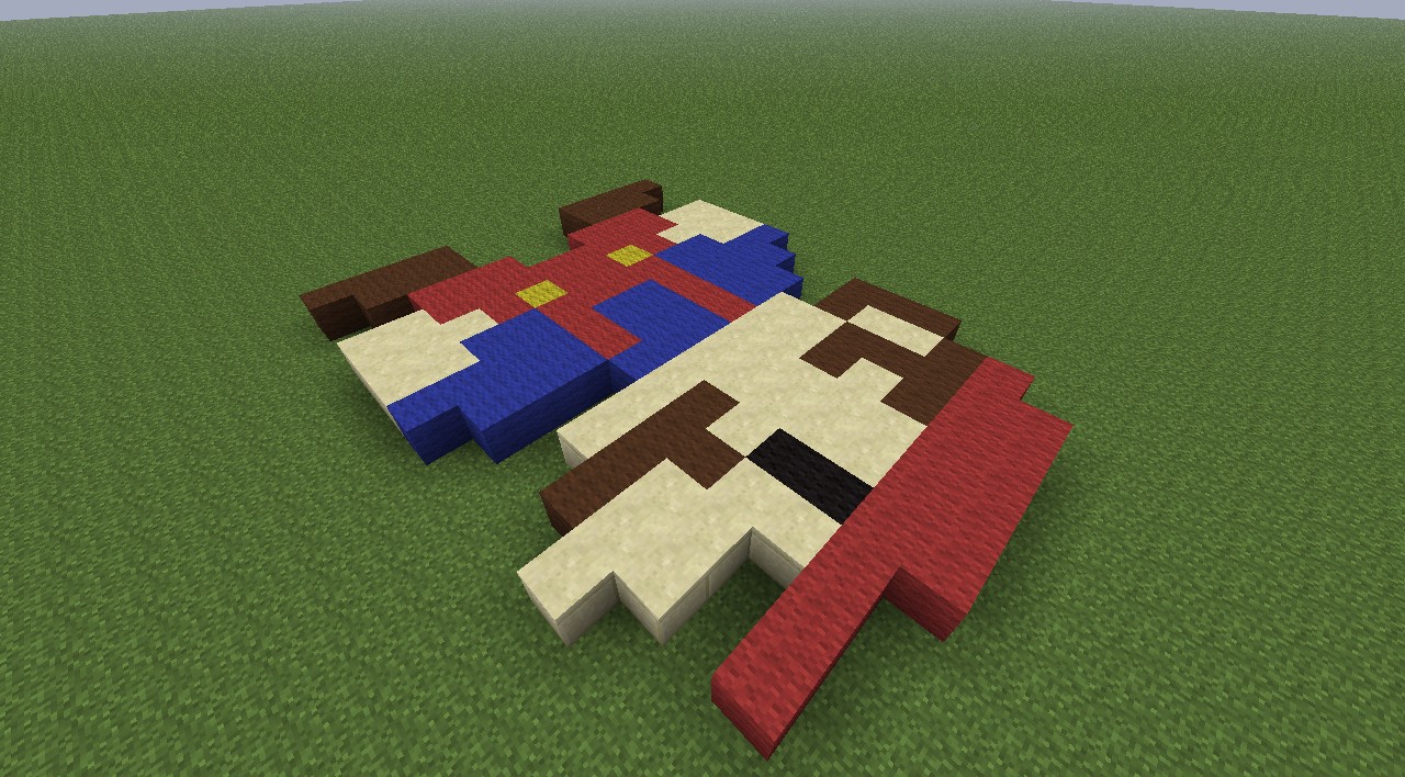 8-Bit Mario Minecraft Map