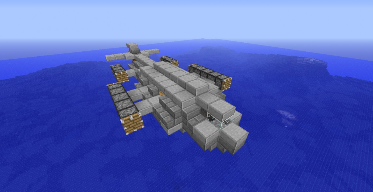 Dropship / fighter vessel Minecraft Map