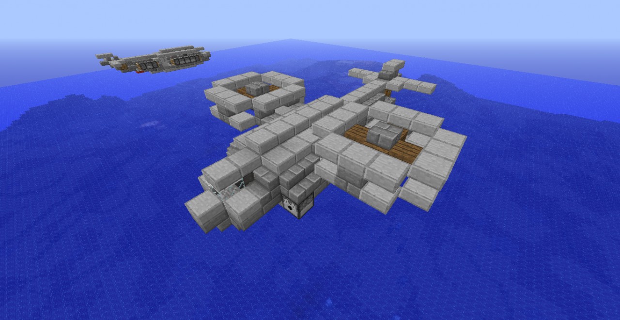 Dropship / fighter vessel Minecraft Map
