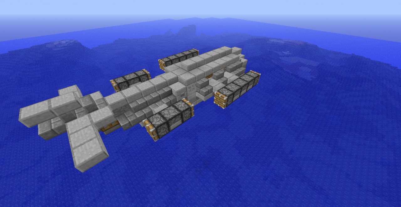 Dropship / fighter vessel Minecraft Map