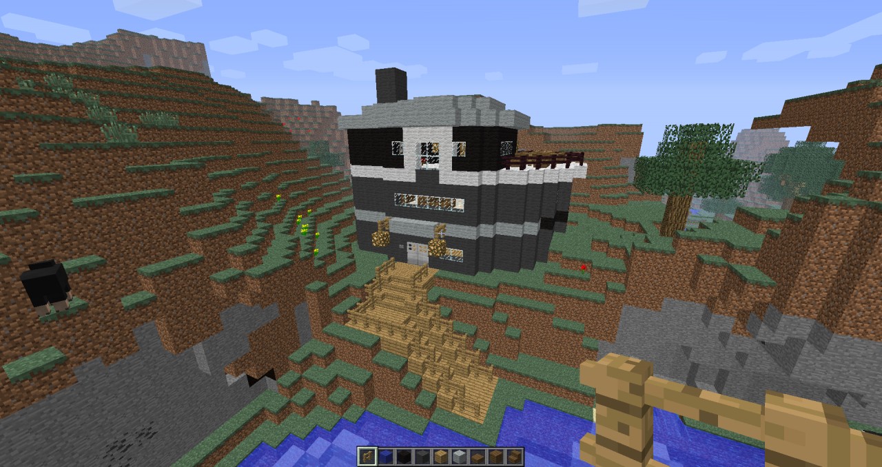 country house build Minecraft Map